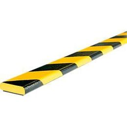Flächenschutz Typ F, 1-m-Stück, gelb/schwarz, magnetisch