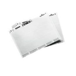 Durable Beschriftungsbogen Label Refill, perforiert, bedruckbar, B 200 x H 40 mm, 60 Schilder