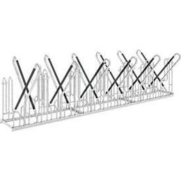 Anlehnparker WSM 4722 XBF, 2-seitig, für Reifen bis 64mm, 12 Stellplätze, B 3240 x T 1270 x H 845 mm