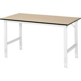 Rau Arbeitstisch, MDF-Platte, B 1500 x T 800 x H 760-1080 mm