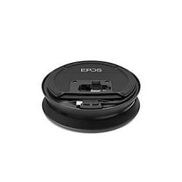 Speakerphone EPOS EXPAND 40, bis 8 Teilnehmer, bis 18 h, Bluetooth & USB-C, UC-optimiert, inkl. USB-C-Kabel, USB-C-/USB-A-Adapter & Transporttasche