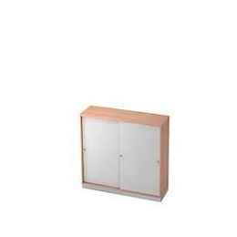 Schiebetürenschrank, 3 OH, B 1200 x T 400 mm, Nussbaum-Dekor