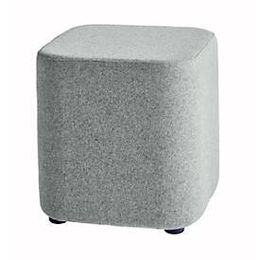 Nowy Styl Sitzhocker TAPA Square O Type, Schurwolle, B 450 x T 450 x H 470 mm, grau