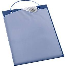 EICHNER Auftragstasche Plus, Klettverschluss und Schlüsselfach, für DIN A4 Dokumente, blau, 10 Stück