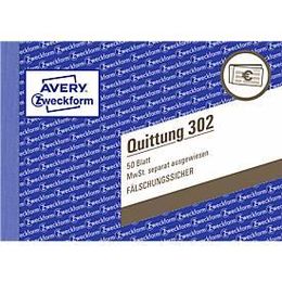 Avery Zweckform Quittung, MwSt. Nr. 302