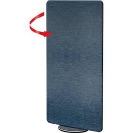 Kerkmann Stellwand Metropol, Sicht- & Geräuschschutz, drehbar, B 800 x T 400 x H 1700 mm, blau