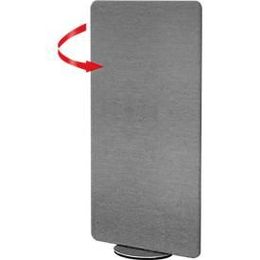 Kerkmann Stellwand Metropol, Sicht- & Geräuschschutz, drehbar, B 800 x T 400 x H 1700 mm, grau