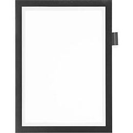 Durable Duraframe Informationsrahmen NOTE A4, magnetische Vorderseite, schwarz