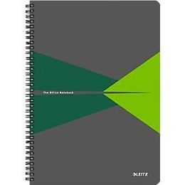 LEITZ® Office Collegeblock 449500 DIN A4, PP, kariert, grün