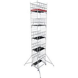 Alu-Fahrgerüst Krause ProTec XXL, 200 kg/m², TÜV-geprüft, gebremste Rollen, L 2000 x B 1400 x H 11300 mm