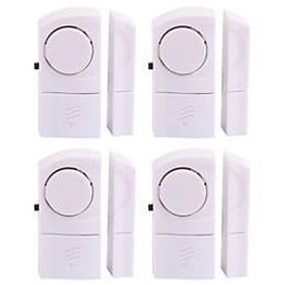 Türkontakt Fensterkontakt Olympia TF 400, 4er-Set, leicht montierbar