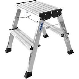 Krause Rolly Doppel-Klapptritt, 2 x 2 Stufen, alufarben