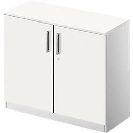Schäfer Shop Schäfer Shop Genius Flügeltürenschrank TETRIS SOLID, 2 OH, B 1000 mm, abschließbar, mit Abdeckplatte
