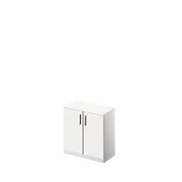 Schäfer Shop Schäfer Shop Genius Flügeltürenschrank TETRIS SOLID, 2 OH, B 800 mm, abschließbar, mit Abdeckplatte