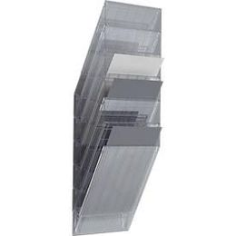 Durable Prospektspender Flexiboxx 6, 6 Spender, A4, hoch, transparent