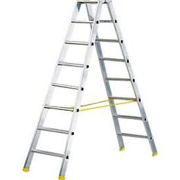 Doppelstufen-Stehleiter MEHRSI®, 8 Stufen, 12 kg