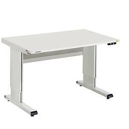 treston Arbeitstisch Serie WB, mit Handkurbel, höhenverstellbar, 1800 mm