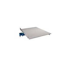 Universalablage für Pack- und Arbeitstisch Rocholz System 1200/1600/2000, bis zu 25 kg, höhenverstellbar, B 440 x T 520 x H 90 mm, hellgrau