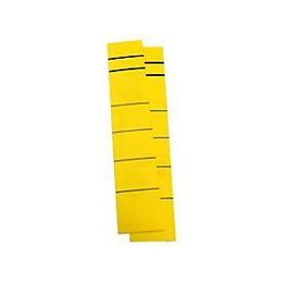Rückenschild, Rückenbreite 39 mm, selbstklebend, 10 Stück, gelb