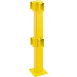 Standpfosten, Winkel 90°, 1000 mm, beschichtet, gelb