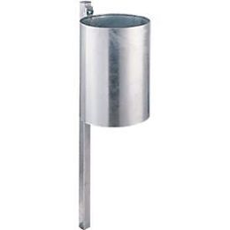 Abfallbehälter m. Befestigungspf., Ø 300 x H 380 mm