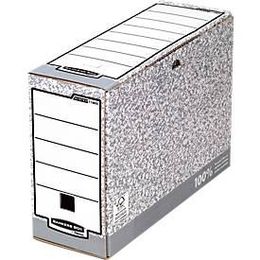Fellowes Archivschachtel Bankers Box®, f. DIN A4, Füllhöhe 100 mm, 10 Stück