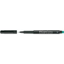 Marker Faber-Castell Multimark, inkl. Spezialradierer, schwarz, F, permanent