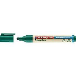 Edding 32 EcoLine Flipchartmarker, nachfüllbar, 10 Stk., grün