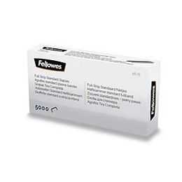 Heftklammern Fellowes® Typ 26/6, Vollstreifen, gemeißelte Spitze, B 12,7 x T 107 x H 6 mm, silber, 5040 Stück