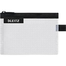 Leitz WOW Traveller Zip-Beutel, wasserabweisend, durchsichtiges Material, Größe S, schwarz