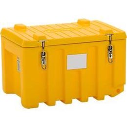 Transport- und Pritschenbox CEMO CEMbox 150, Polyethylen, 150 l, L 800 x B 600 x H 530 mm, stapelbar, gelb