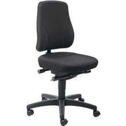 bimos Drehstuhl All-In-One Trend 9633, mit Rollen, Stoffpolster, Duotec schwarz meliert