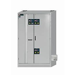 Kombi-Sicherheitsschrank Typ 30 ASECOS K-PHOENIX-30, Flügel- und Falttüren mit Türfeststellanlage, Front Lichtgrau, B 1202 x T 598 x H 1968 mm