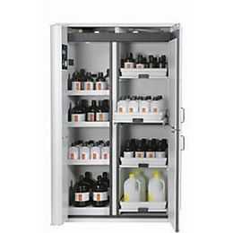 Kombi-Sicherheitsschrank Typ 90 ASECOS K-PHOENIX Vol.2-90, Flügel- und Falttüren mit Schließ-Automatik, Front Lichtgrau, B 1197 x T 617 x H 1969 mm
