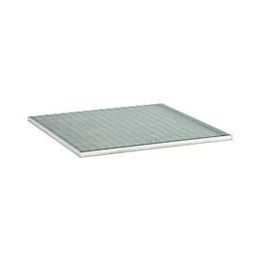 Stahlgitterrost für PE-Palettenauffangwannen CEMO 220/4 und 400/4, B 1200 x T 1200 x H 30 mm, bis 1200 kg