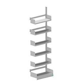 Kerkmann Variabo Freiarmregal, Anbaufeld, einseitig, 250 mm Fachbodentiefe, 750 x 2500 mm