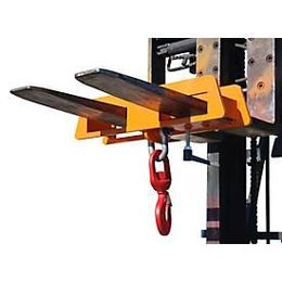 Bauer Lasthaken LH 2, 7500 kg Tragkraft, orange lackiert