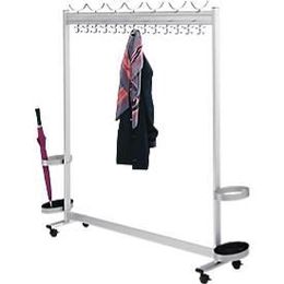 Kerkmann Garderobe multiline, B 1400,14 Hut-/52 Mantelhaken