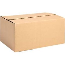 Xenial Faltkartons, 1-wellig, L 288 x B 473 x H 197 mm, bis 20 kg, braun, 20 Stück