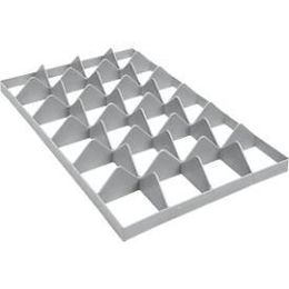 Fachwerkeinsatz FW 1192-1 unten, PE-HD, grau