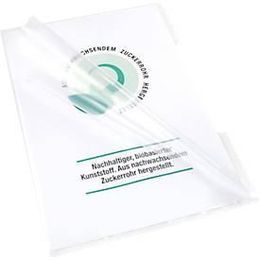 EICHNER Sichthülle, DINA4, transparent, bio-basiert, 100 Stück