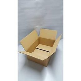 Wellpappkartons, 585x585x370 mm, Quadrat, 10 St.