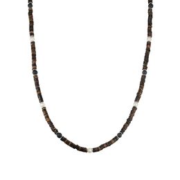 True Rebels Kette Herren Größe One Size dunkelbraun / weiß