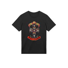 F4NT4STIC T-Shirt 'Guns 'n' Roses Appetite For Destruction' Herren Gr&ouml;&szlig;e XS blau / gelb / knallrot / schwarz