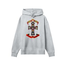 F4NT4STIC Sweatshirt 'Guns 'n' Roses Appetite For Destruction' female Grey size S