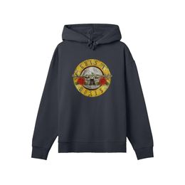 F4NT4STIC Sweatshirt 'Guns 'n' Roses' Damen Gr&ouml;&szlig;e M dunkelgelb / grau / rot / schwarz
