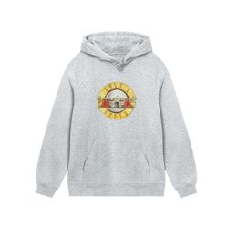 F4NT4STIC Sweatshirt 'Guns 'n' Roses' Herren Gr&ouml;&szlig;e M gold / graumeliert / gr&uuml;n / rot