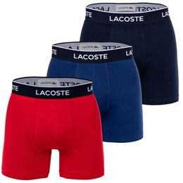 Lacoste Trunks Herren Gr&ouml;&szlig;e L navy / dunkelblau / rot / wei&szlig;