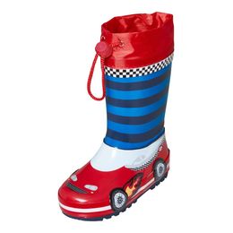 Playshoes Rubber Boots 'Rennwagen' boy Mixed colors size 28