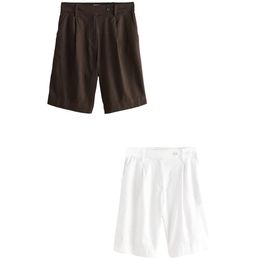 next Pants female Brown, White size 6